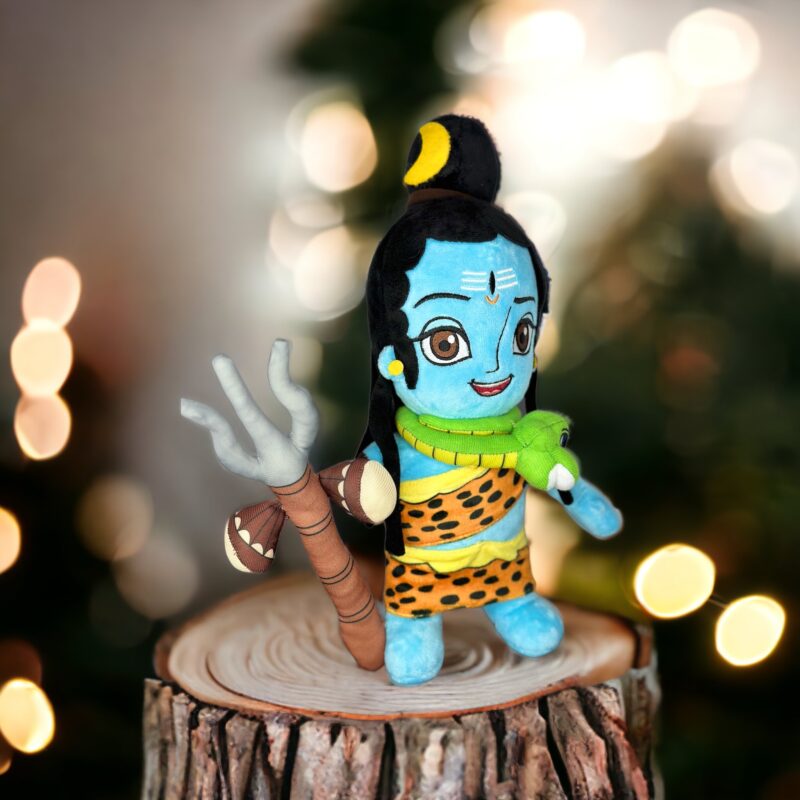 Shiva Soft Toy – 13.7″ Tall Divine Plush - God Toys